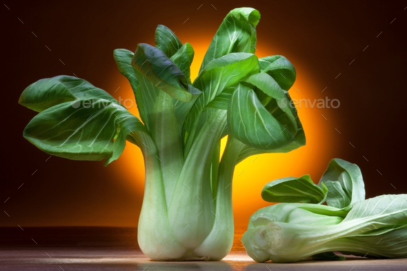 Bok Choy - a type of Chinese cabbage. Stock Photo by SteveAllenPhoto999