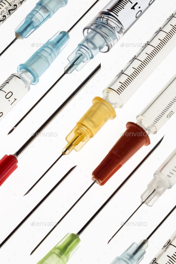 Medical syringes and needles Stock Photo by SteveAllenPhoto999 | PhotoDune