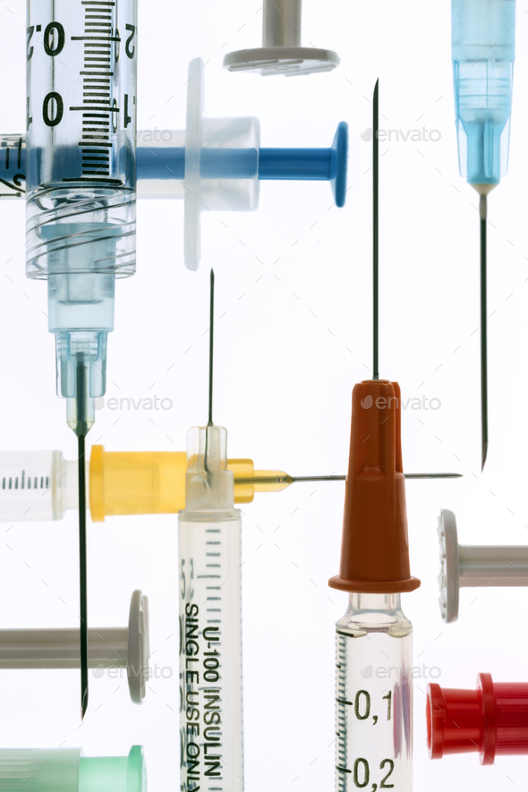 Syringes and Needles - Medical Sharps Stock Photo by SteveAllenPhoto999