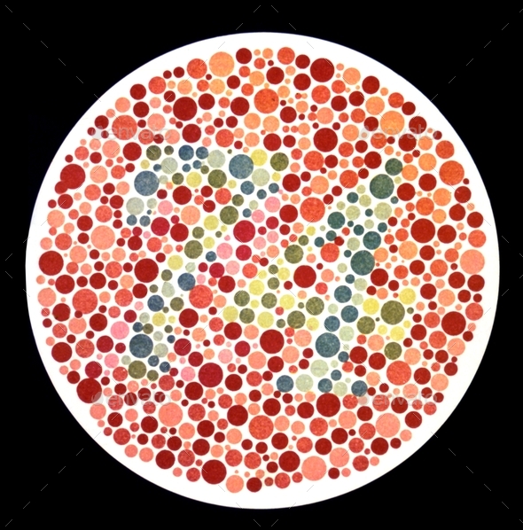 Color Blindness Test - Color Perception Stock Photo by SteveAllenPhoto999