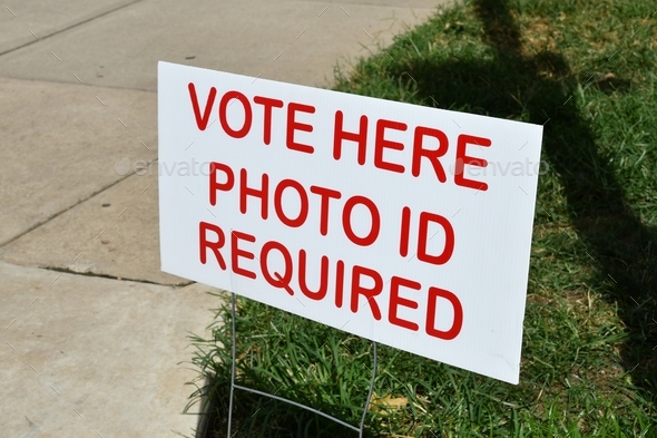 Sign showing where to vote on election day at the polling place. Vote ...