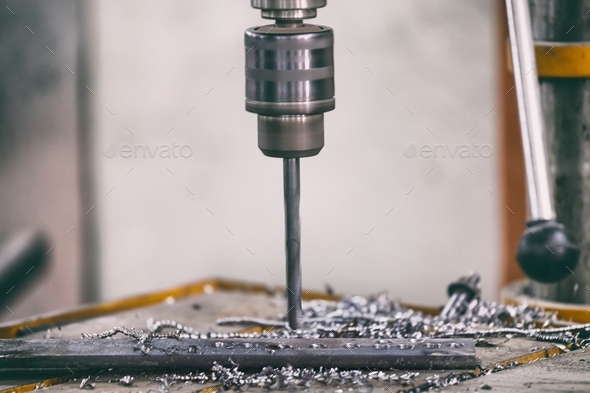 Drilling in process, closeup Stock Photo by vinnikava | PhotoDune
