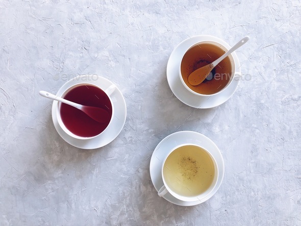 Three types of tea Stock Photo by JulieAlexK | PhotoDune