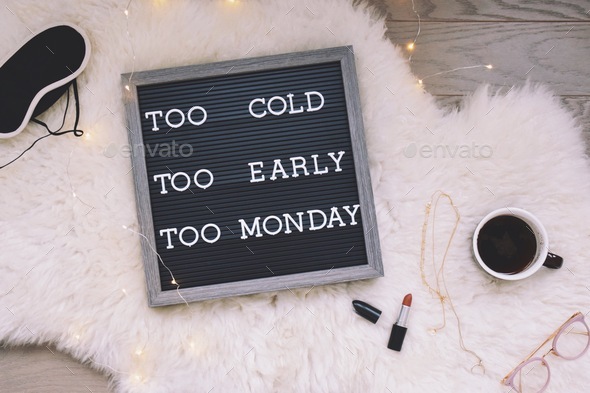 Too cold, too early, too Monday Stock Photo by JulieAlexK | PhotoDune