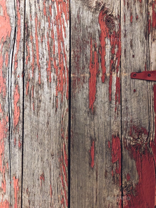 Old red rustic barn wood gate background Stock Photo by JulieAlexK