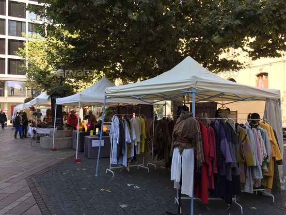 Market stalls in Switzerland Stock Photo by weewendy | PhotoDune