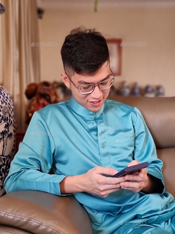 People texting Stock Photo by weewendy | PhotoDune