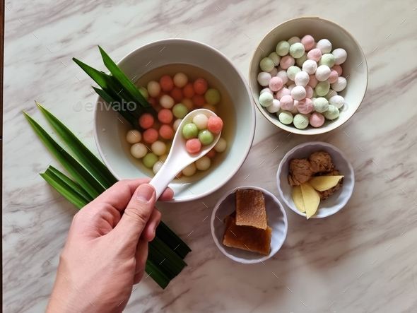 Tang yuan or glutinous rice balls served during festival Stock Photo by ...