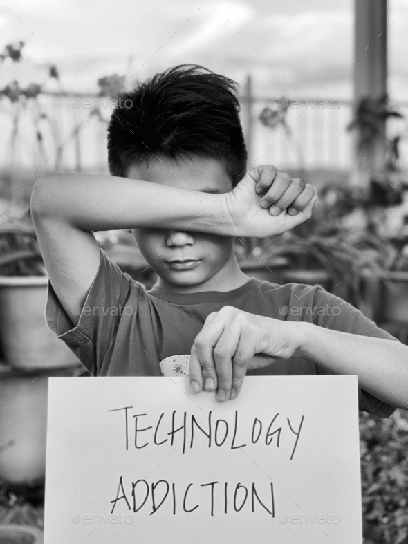 Gen z technology addiction problems Stock Photo by weewendy | PhotoDune