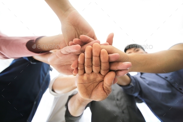Hands join together as unity’s team Stock Photo by FoToArtist_1 | PhotoDune