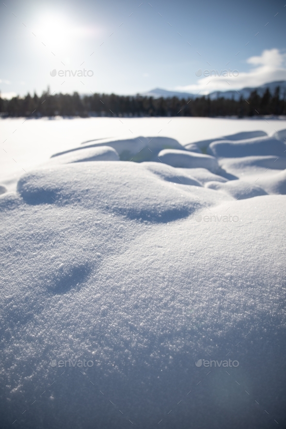 Snow covered boulders patterns texture snow flakes rocks natural ...