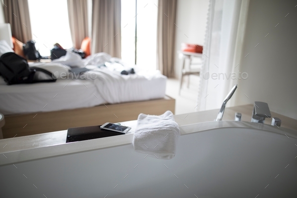 Messy hotel room Stock Photo by Lightitup_now | PhotoDune