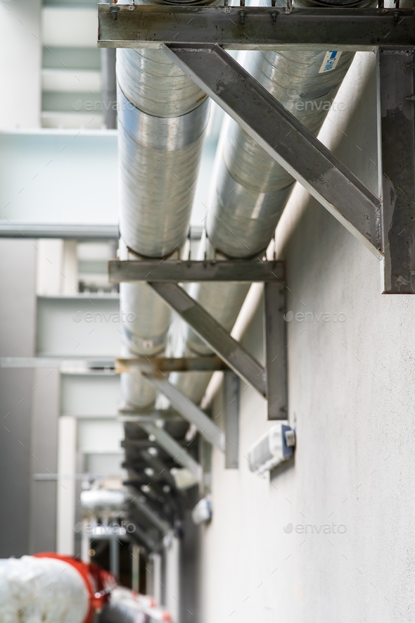 Aluminium jacket. Encapsulation for water pipes Mechanical System ...