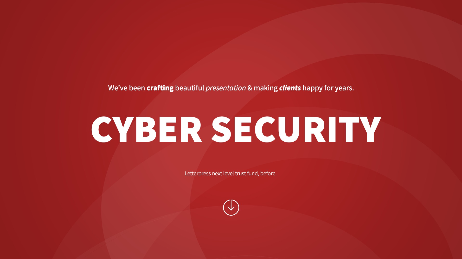 Cyber Security - PowerPoint Infographics Slides, Presentation Templates