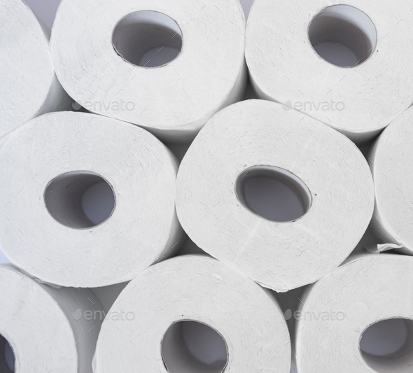 Toilet paper rolls background. Stock Photo by 9_fingers_ | PhotoDune