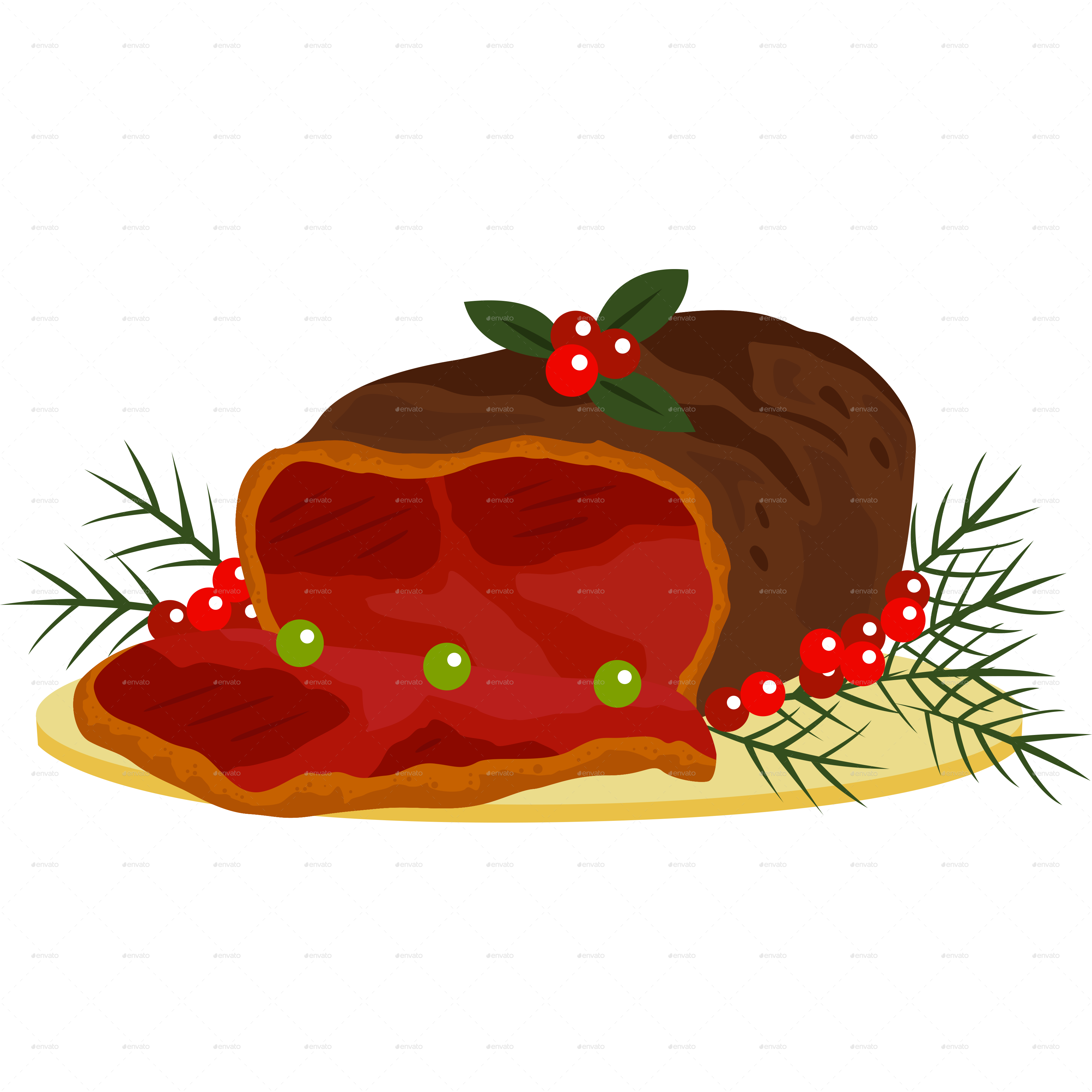 Christmas Feast, Graphics | GraphicRiver