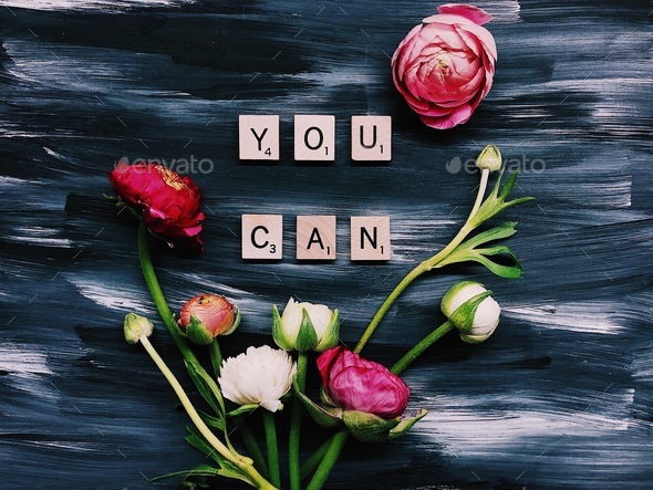 You can ! Positive ! Abstract acrylic painted background and ...