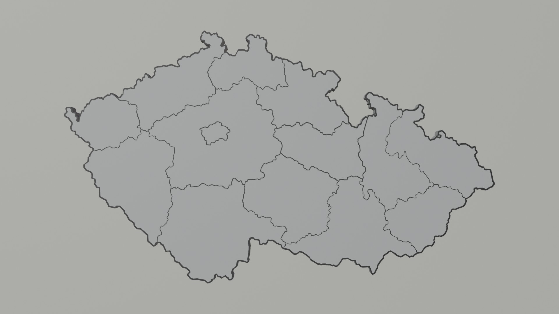 Political Map of Czech Republic by Tykryk | 3DOcean