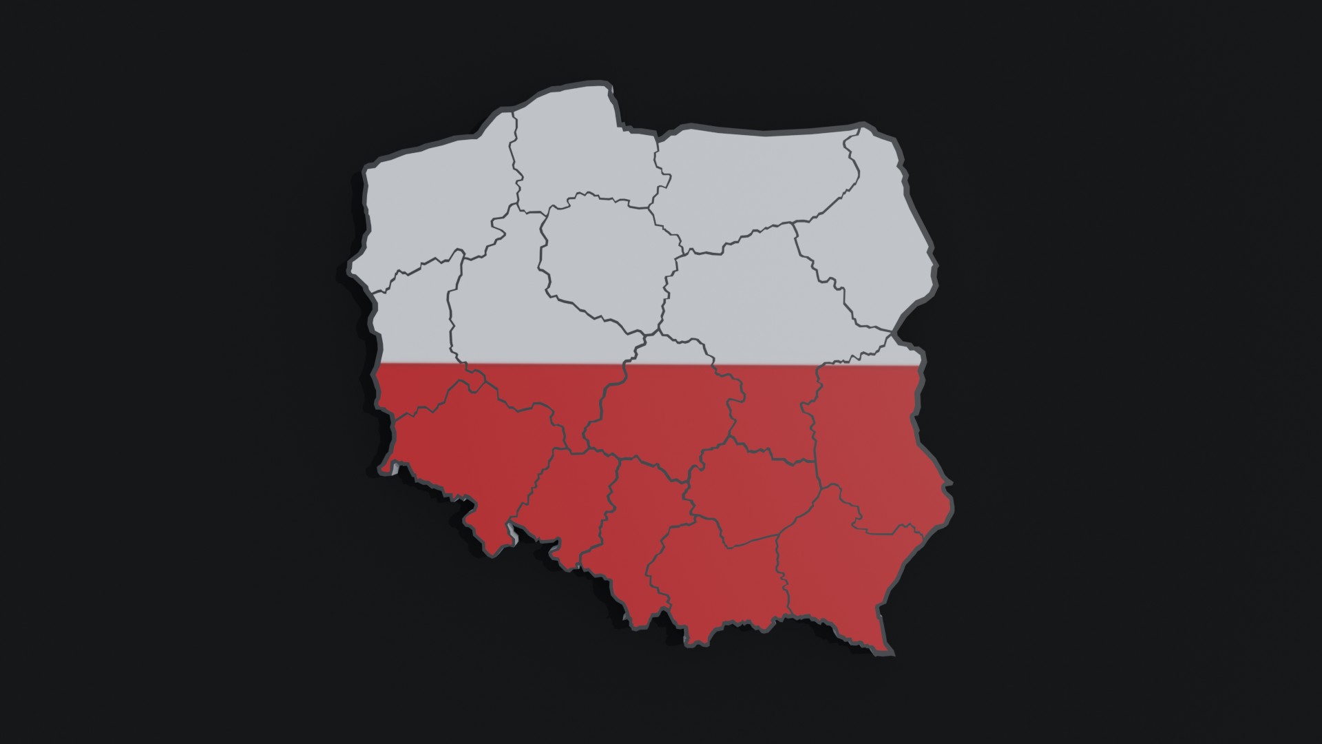 Political Map of Poland by Tykryk | 3DOcean