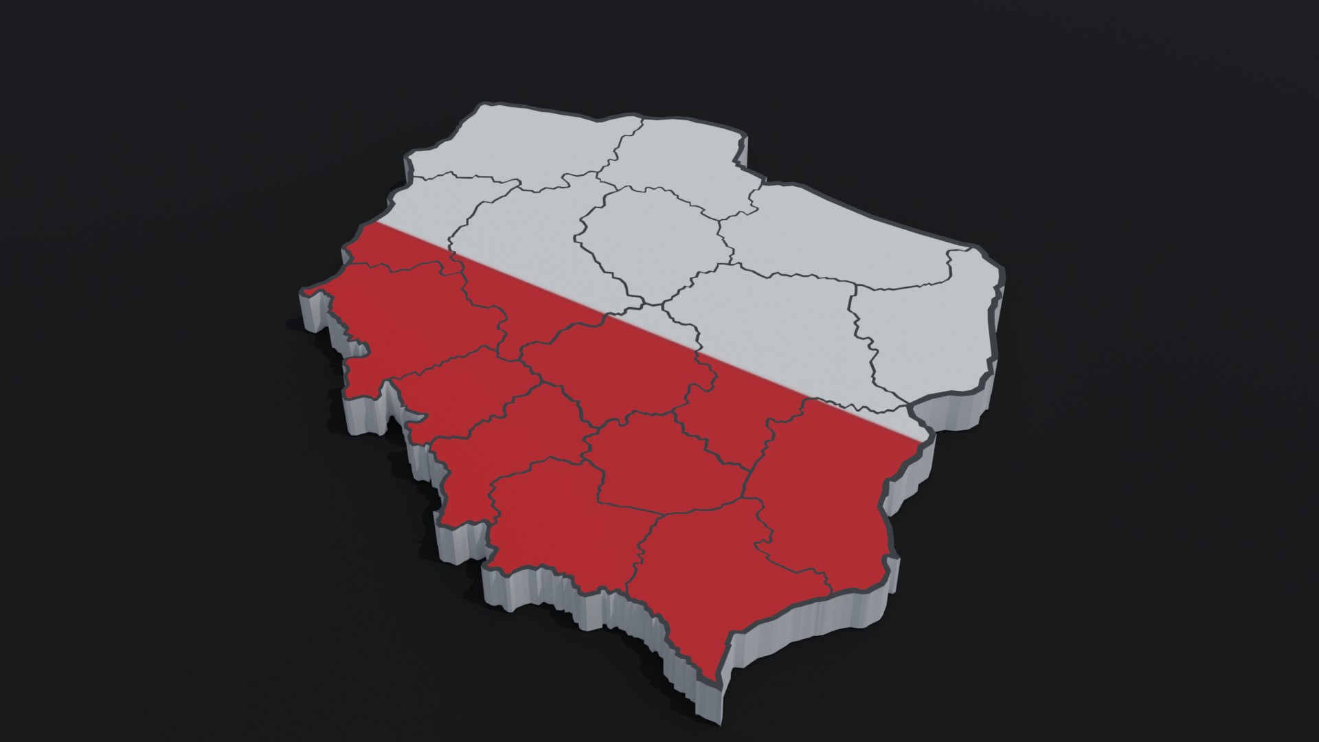 Political Map of Poland by Tykryk | 3DOcean
