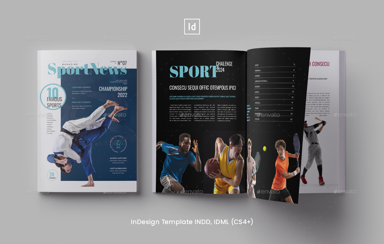 Sport Magazine by bourjart_20 | GraphicRiver