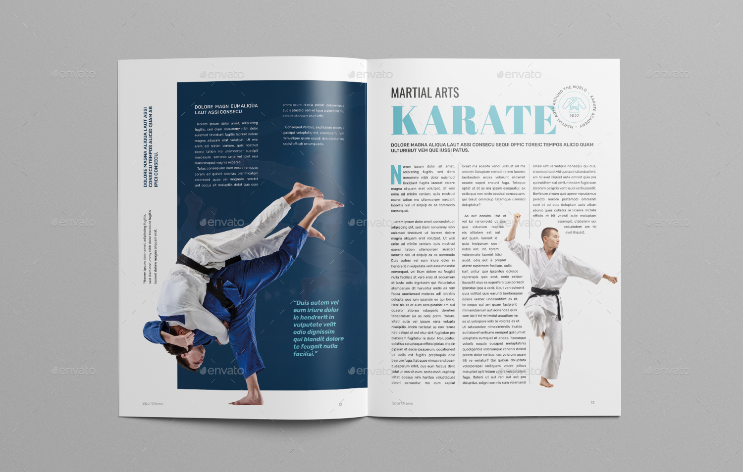 Sport Magazine by bourjart_20 | GraphicRiver