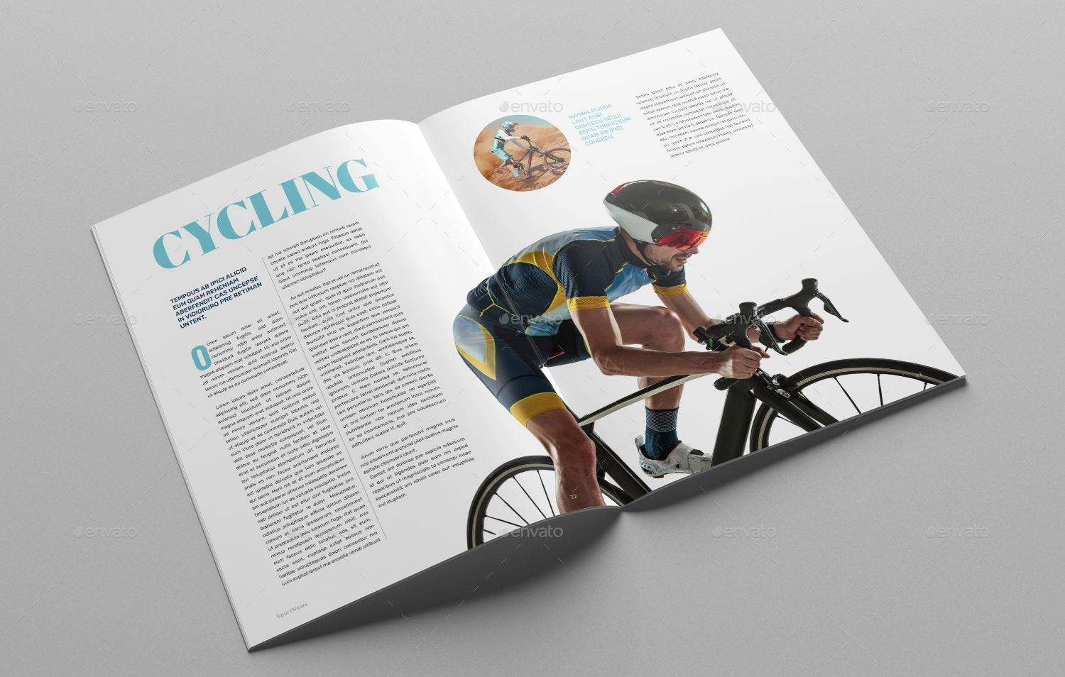 Sport Magazine by bourjart_20 | GraphicRiver