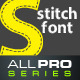 Stitched UP Font, Fonts | GraphicRiver