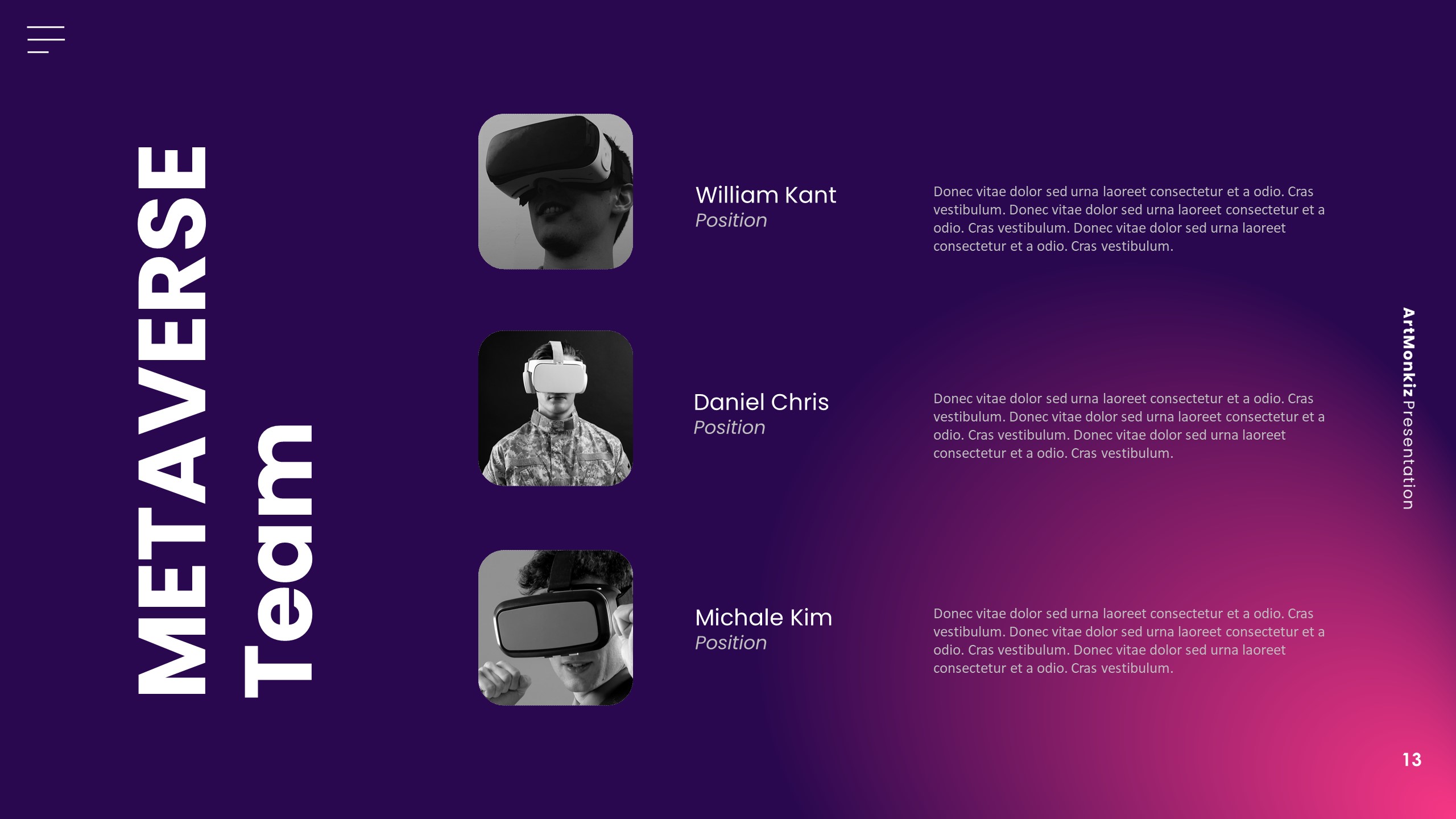 Metaverse Gold - Google Slides Presentation Template, Presentation ...