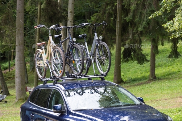 Car roof bike rack Stock Photo by Tatiana_Mara | PhotoDune