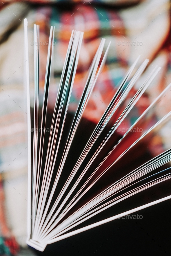 Beautiful book with open pages. Top view. Library, education, paper ...