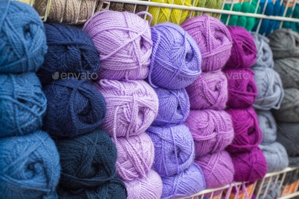 Coloured yarn Stock Photo by Chibelek | PhotoDune
