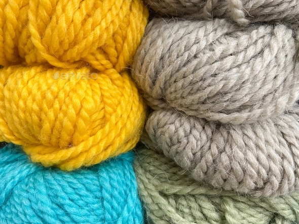 Coloured yarn Stock Photo by Chibelek | PhotoDune