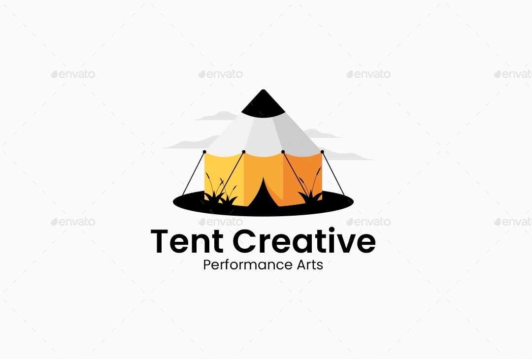 Tent Simple Logo Template, Logo Templates | GraphicRiver
