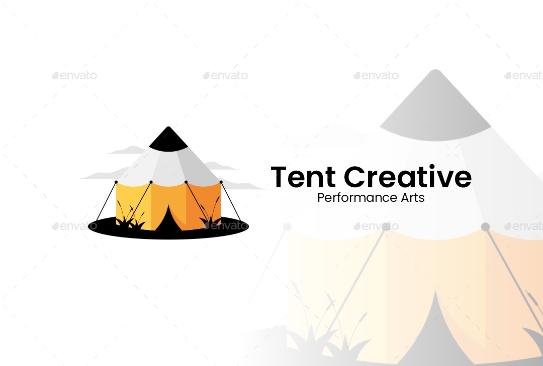 Tent Simple Logo Template, Logo Templates | GraphicRiver