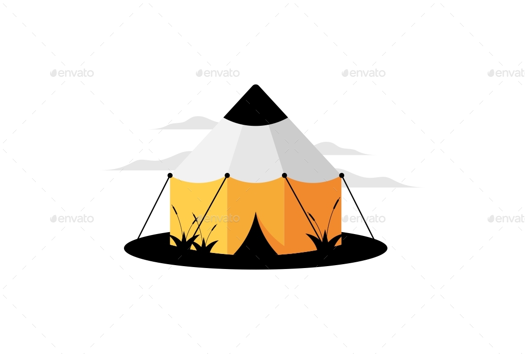 Tent Simple Logo Template, Logo Templates | GraphicRiver