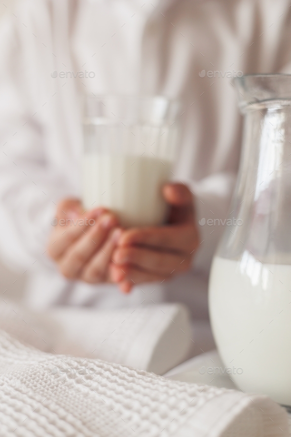 Milk is one of the most important foods in a person's life. Stock Photo ...