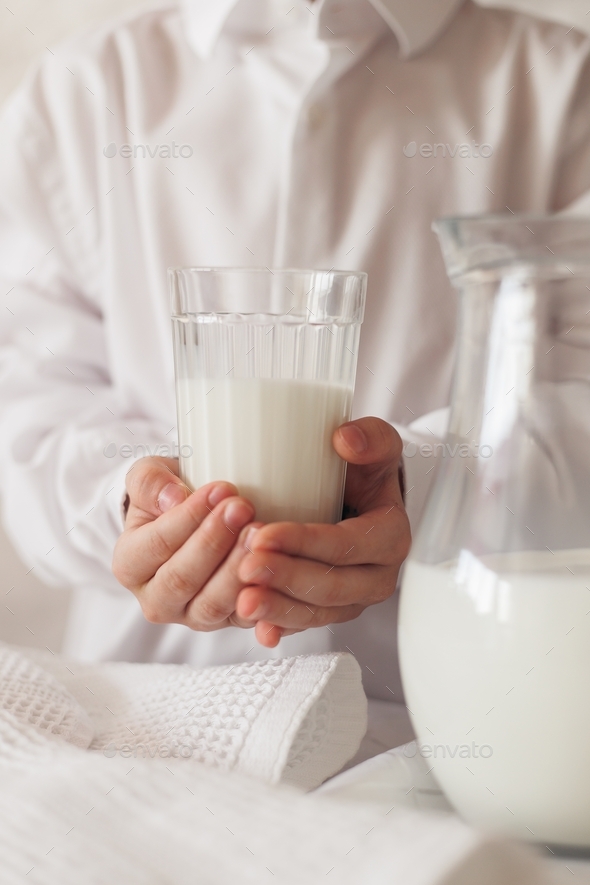 Milk is one of the most important foods in a person's life. Stock Photo ...