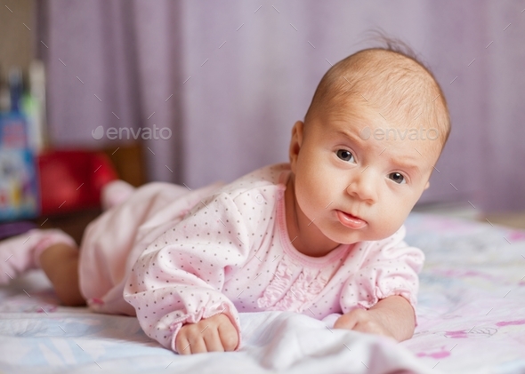 Beautiful expressive adorable happy cute laughing smiling baby infant ...