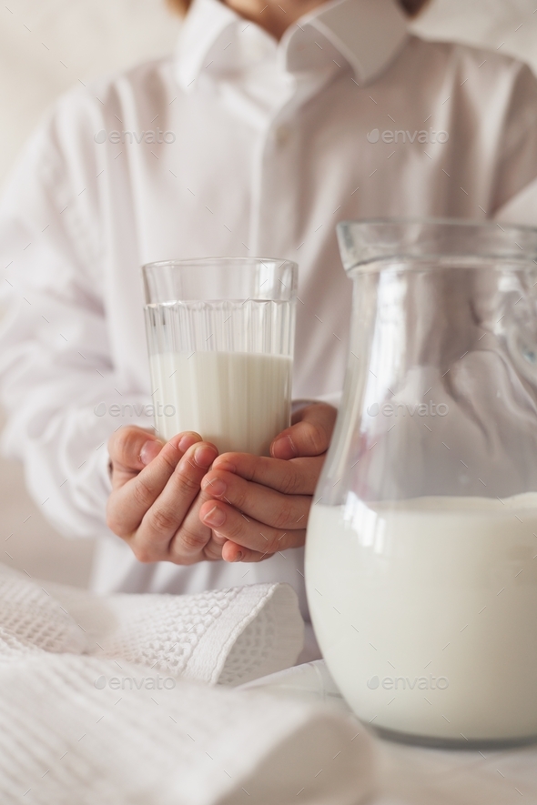 Milk is one of the most important foods in a person's life. Stock Photo ...