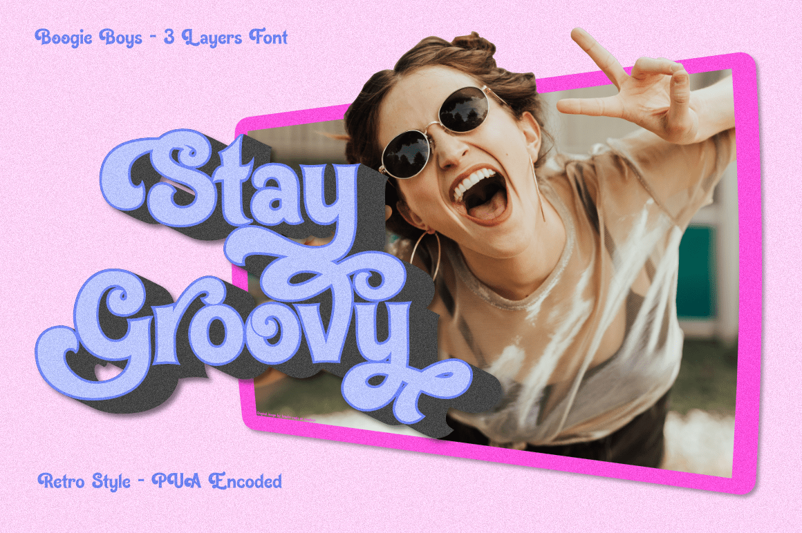 Boogie Boys Retro, Fonts | GraphicRiver