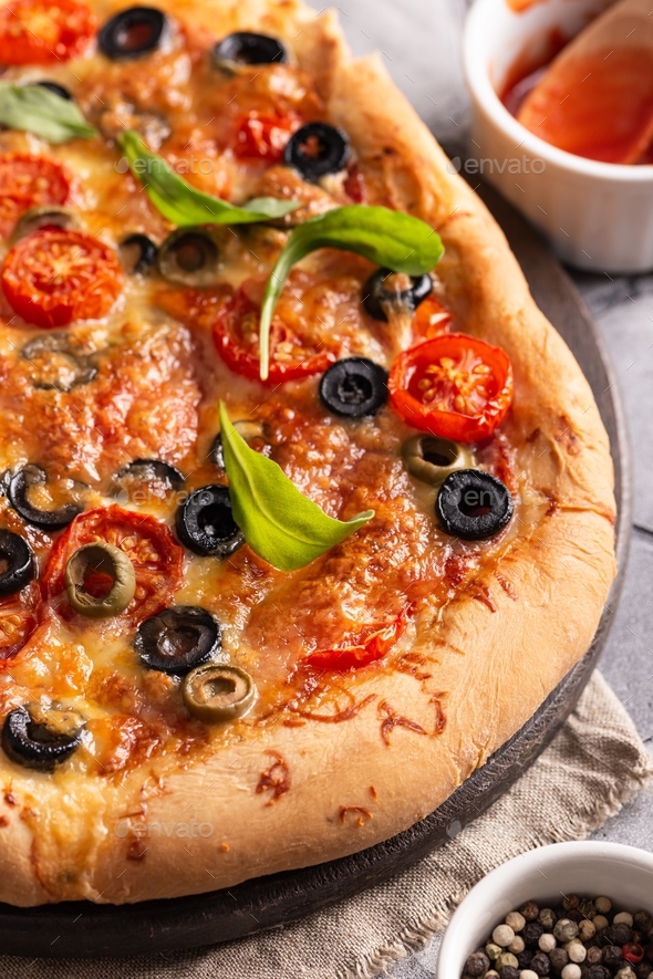 Traditional Italian pizza Stock Photo by Tati_honey | PhotoDune
