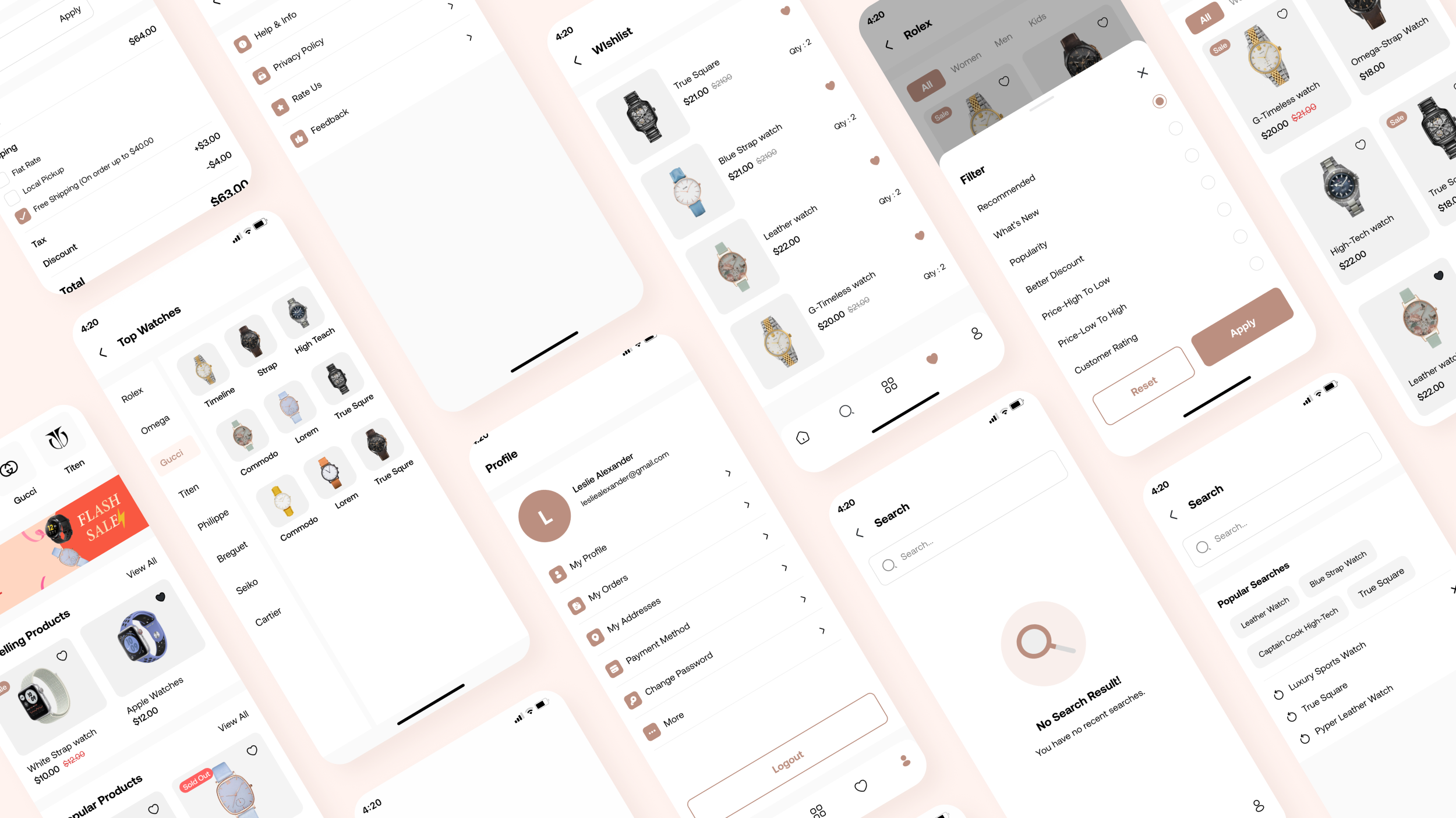 Watch Store App Buy watches - Online Shopping app Flutter 3.x (Android ...