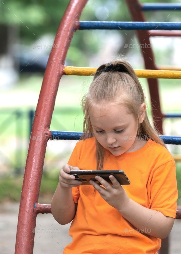children and cell phone addiction Stock Photo by olgar23 | PhotoDune