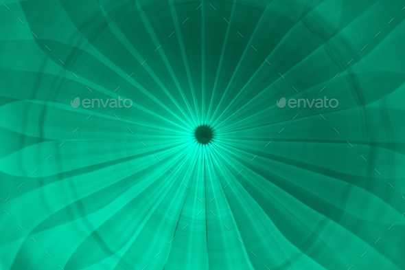 Abstract green circular background, photograph created with slow ...