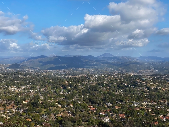 Gorgeous view of La Mesa and South Bay as seen from the top of Mt ...