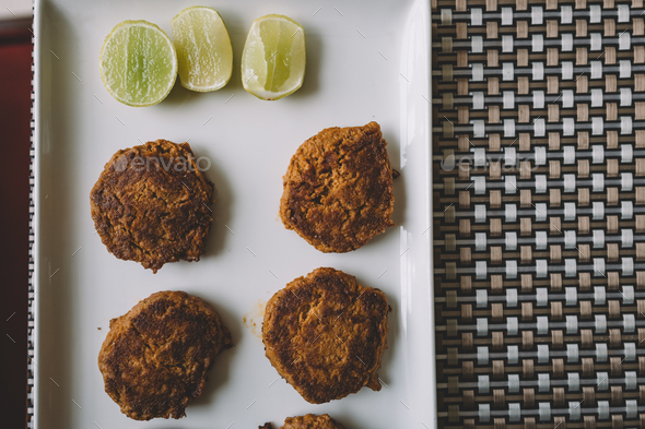 Goat meat minced ball, indian food Stock Photo by wikornr | PhotoDune
