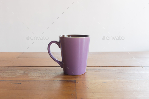 Purple mug Stock Photo by wikornr | PhotoDune