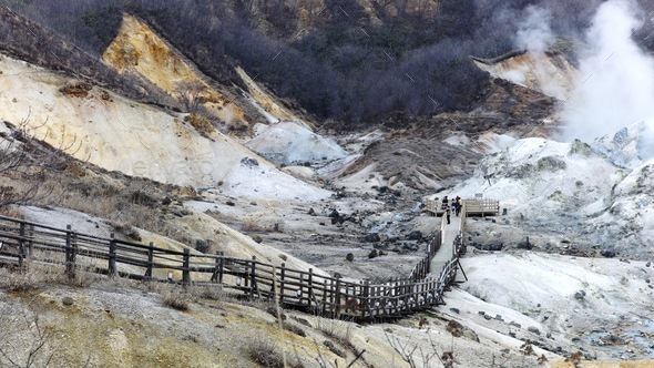 Noboribetsu hot spring, Hokkaido, japan Stock Photo by wikornr | PhotoDune