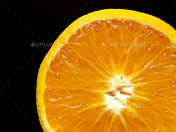 Inside of an orange Stock Photo by iheartcreative | PhotoDune